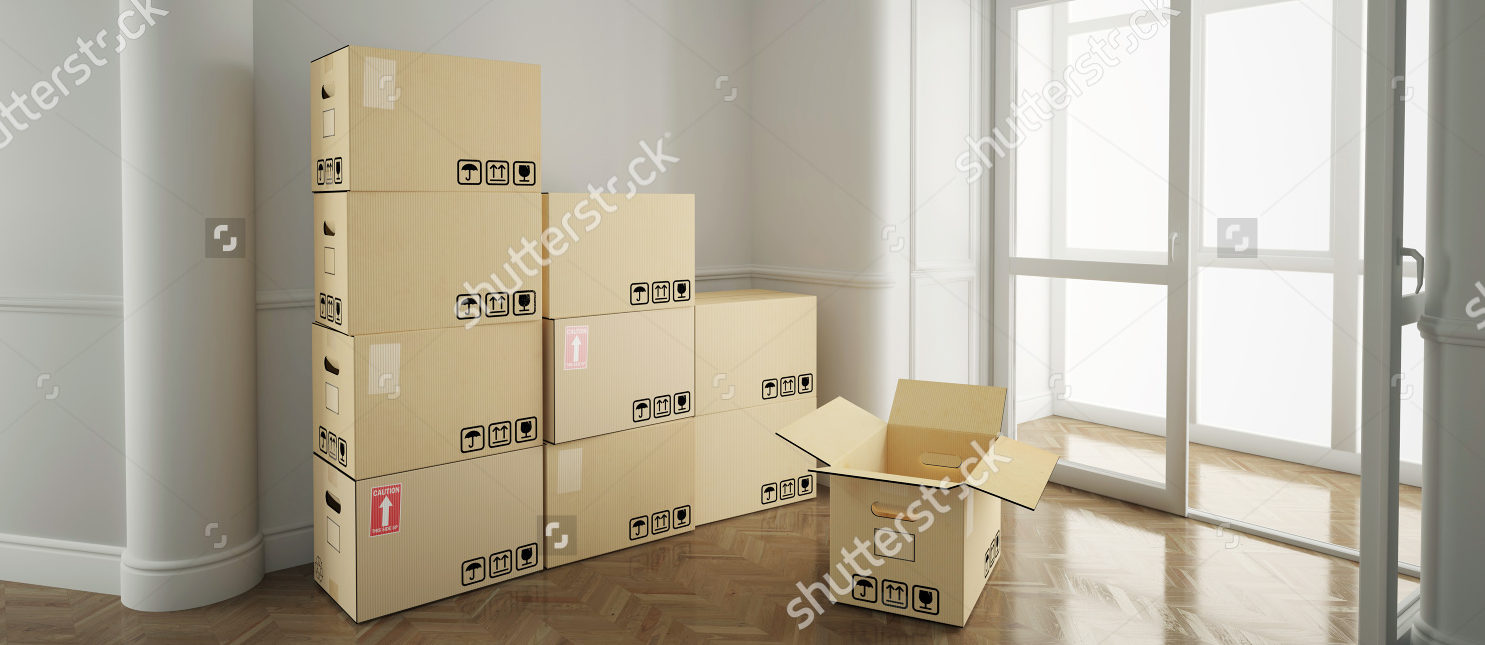 stock-photo-interior-with-moving-boxes-in-empty-white-room-203811205 ...