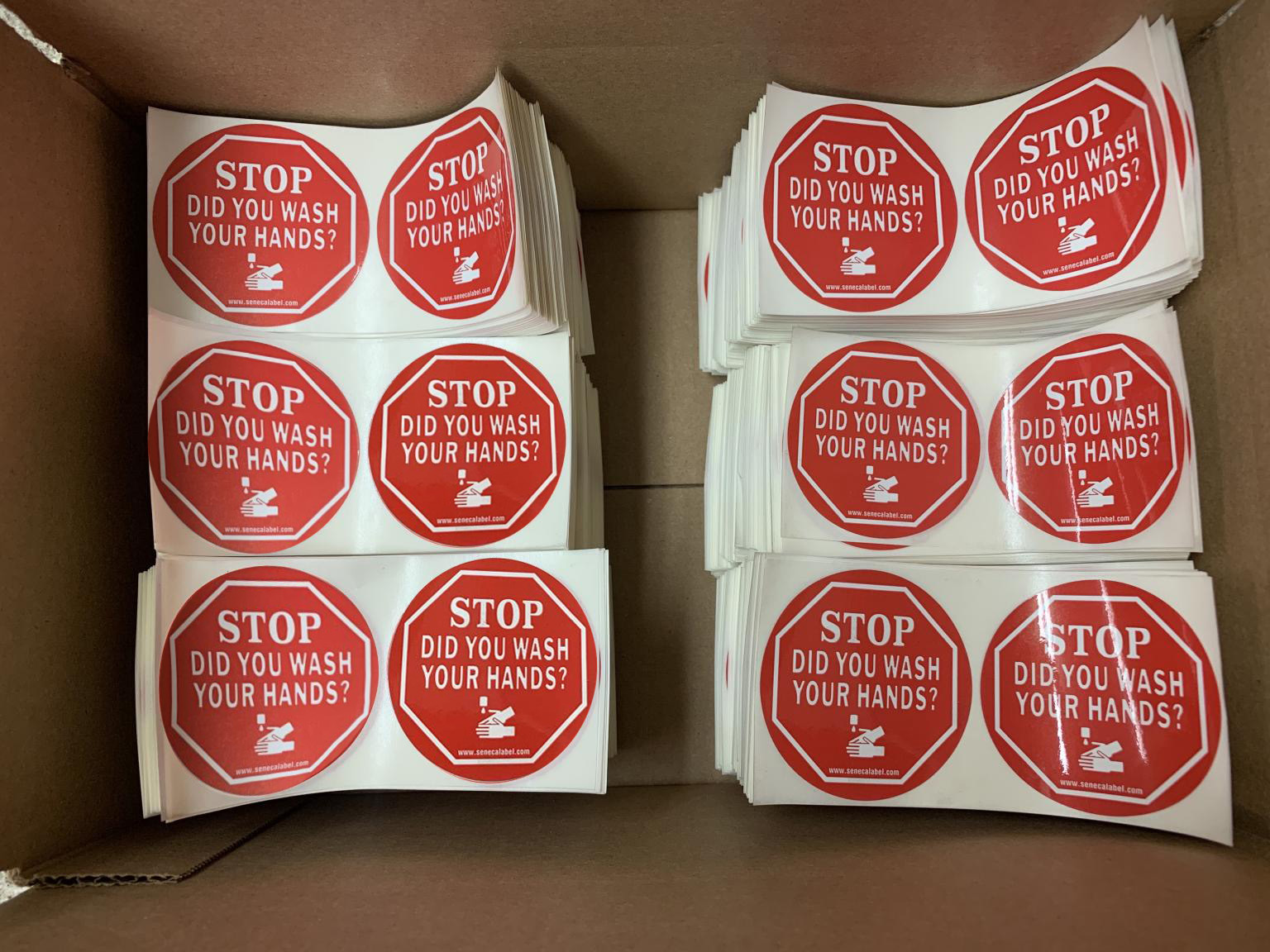 Coronavirus Labels | Seneca Label